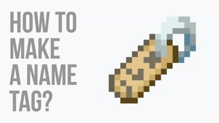 How to make a Name Tag in Minecraft? How to make a Name Tag in Minecraft?