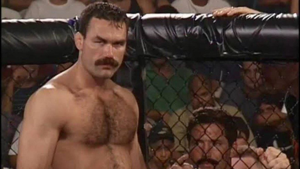 UFC legend Don Frye was caught punching a fan in the arena at UFC 270 ...