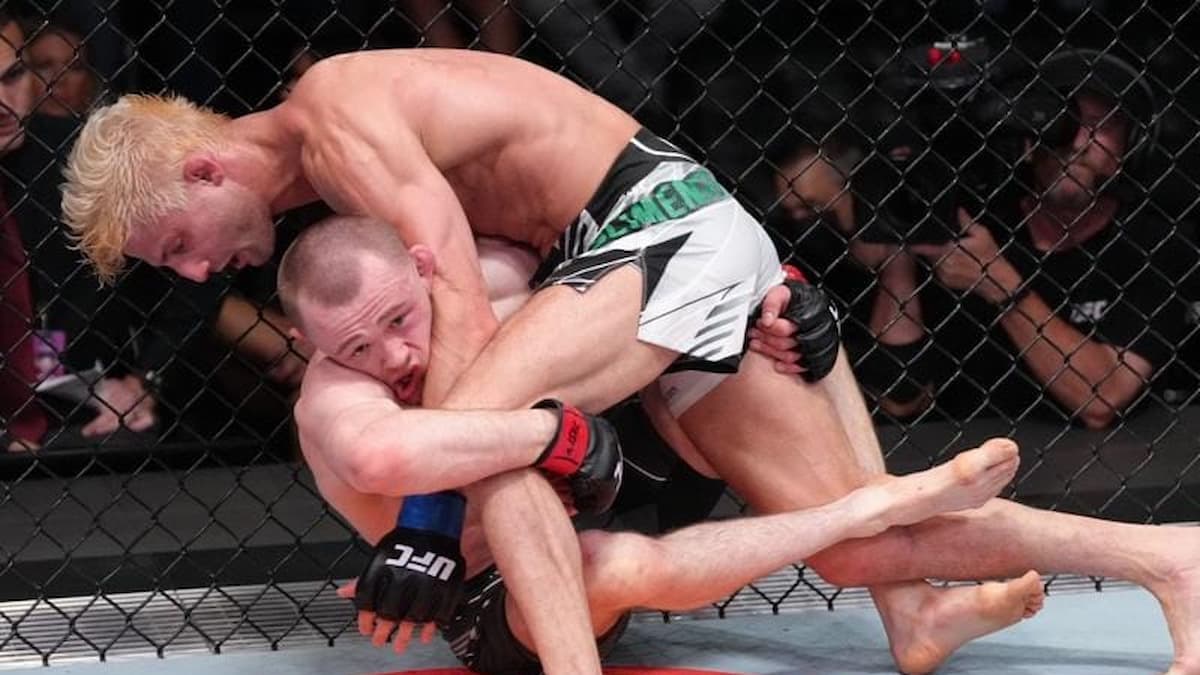 UFC Vegas 54: Allan Nascimento dominates Jake Hadley to get his first ...