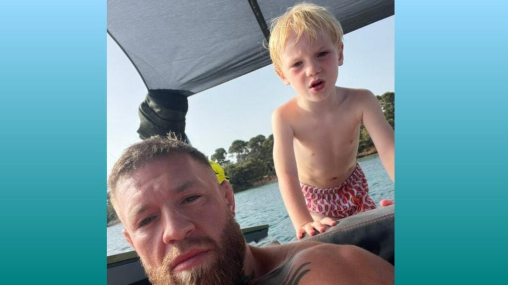 Conor McGregor celebrates Fathers Day with his family on the French ...
