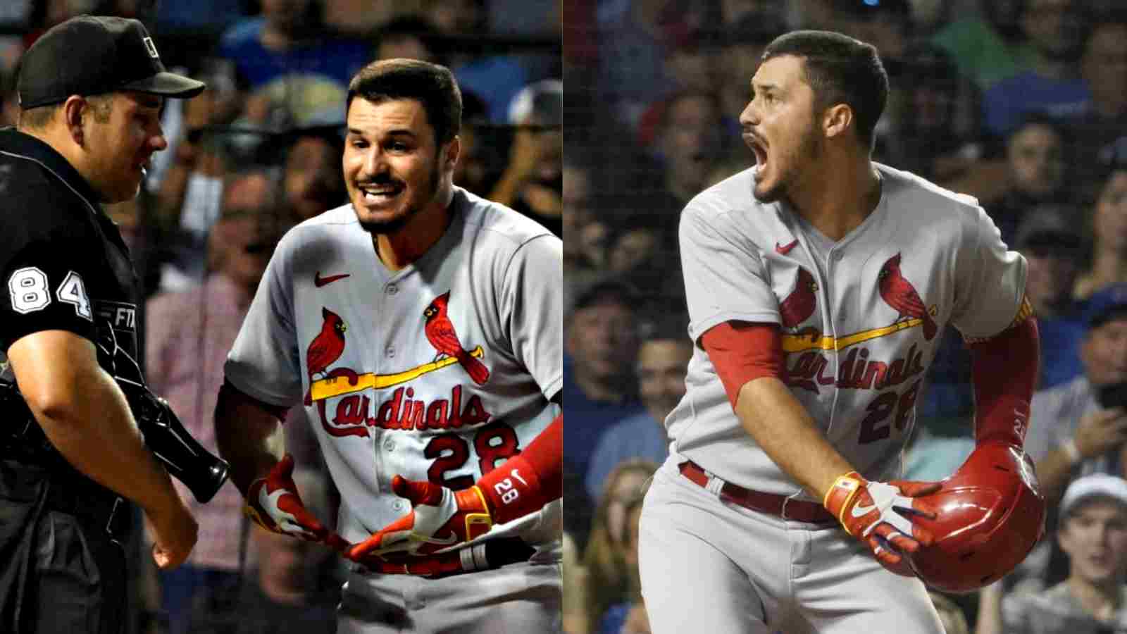 Watch: Nolan Arenado ejected after roaring at the umpire for checked ...