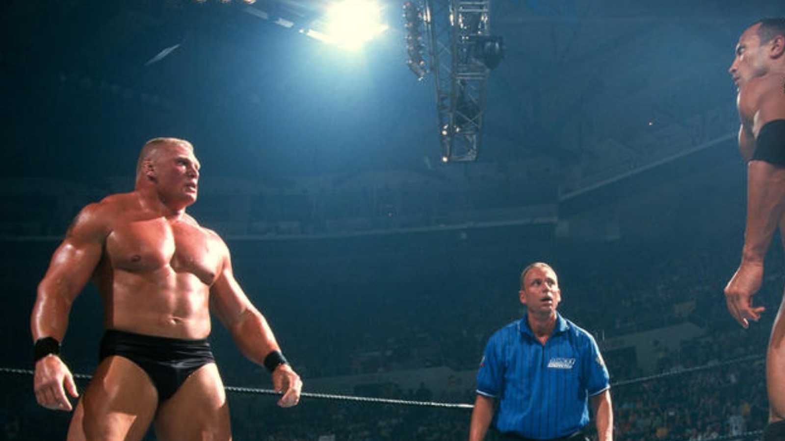 The Rock reminds everyone of his legendary SummerSlam 2002 match with ...