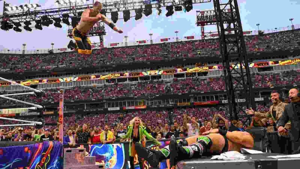 “F*ck it” Logan Paul discusses the Frog Splash he delivered to The Miz ...