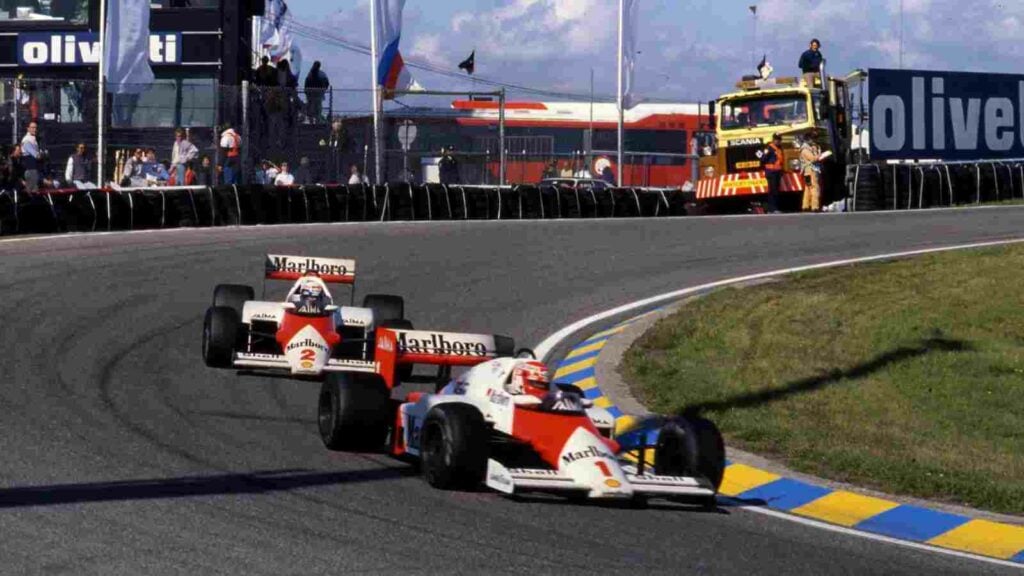 When Niki Lauda nosed out Alain Prost to win the 1985 Dutch GP