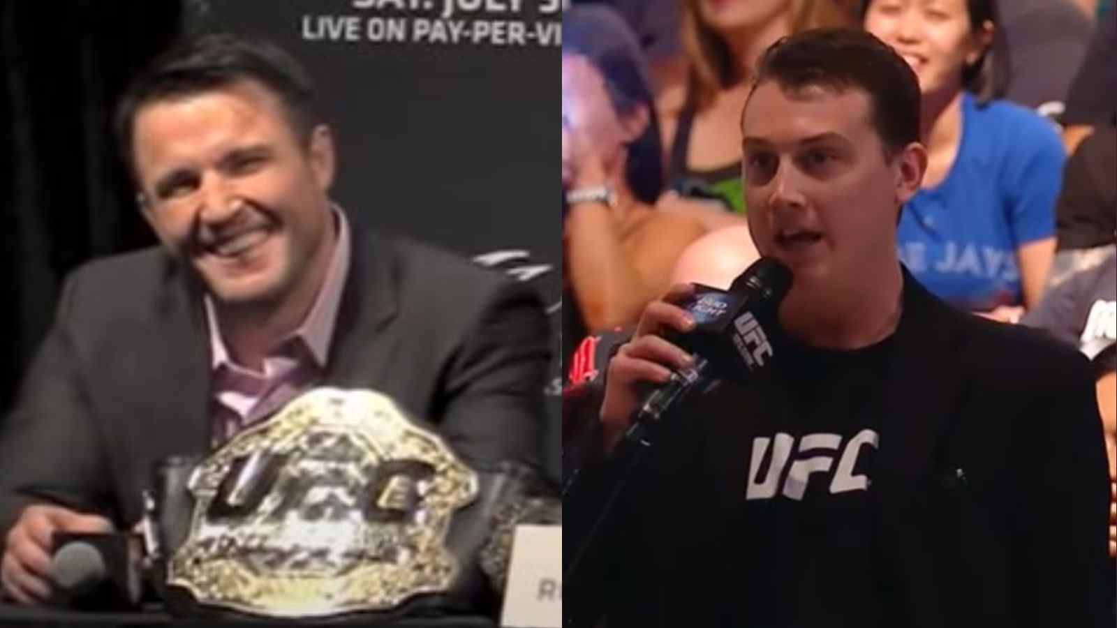 WATCH: Chael Sonnen is STUNNED as superfan steals the show at UFC 175 ...