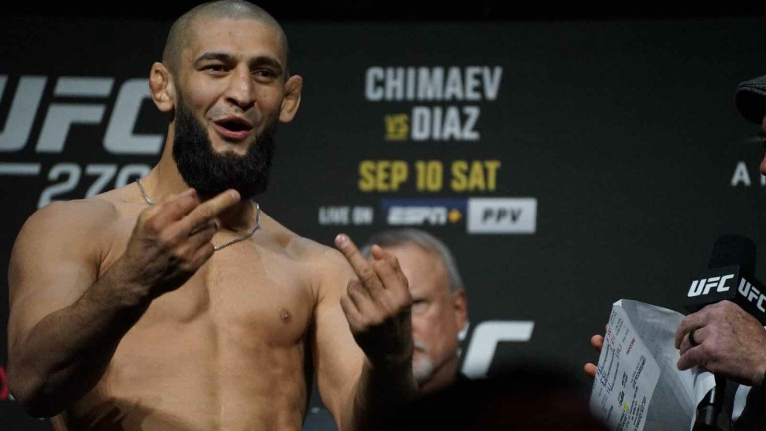 UFC Phenom Khamzat Chimaev sets eyes on the 185-pound division after ...