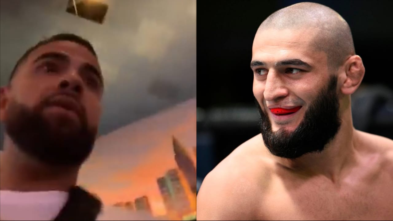 WATCH: Fan heckles Khamzat Chimaev over massive UFC 279 weigh-in ...