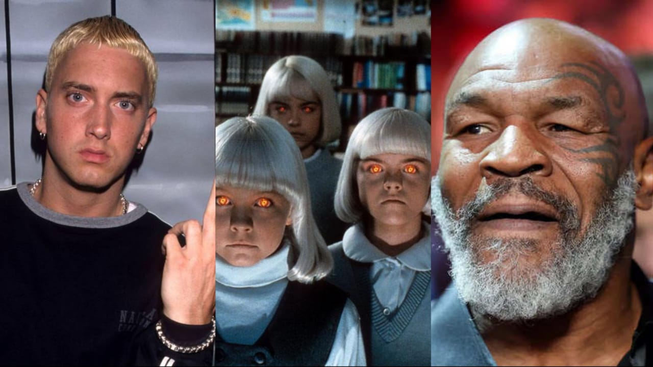 Mike Tyson was terrified of the rapper Eminem's blue eyes as he ...