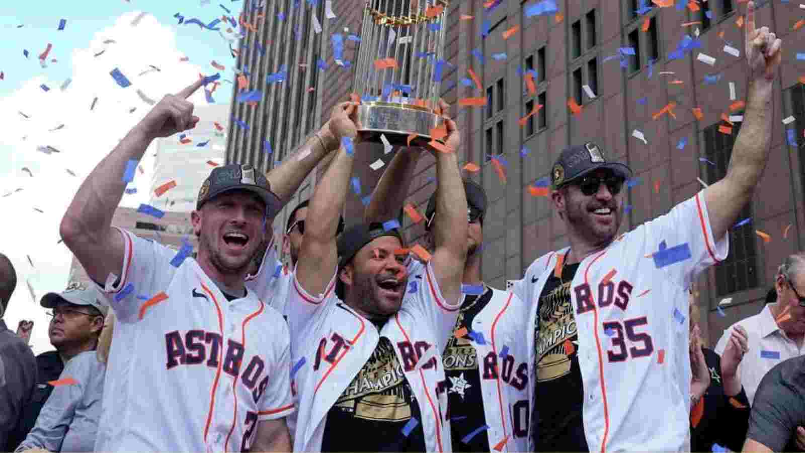 The Houston Astros' players are handsomely rewarded $516,347 as their ...