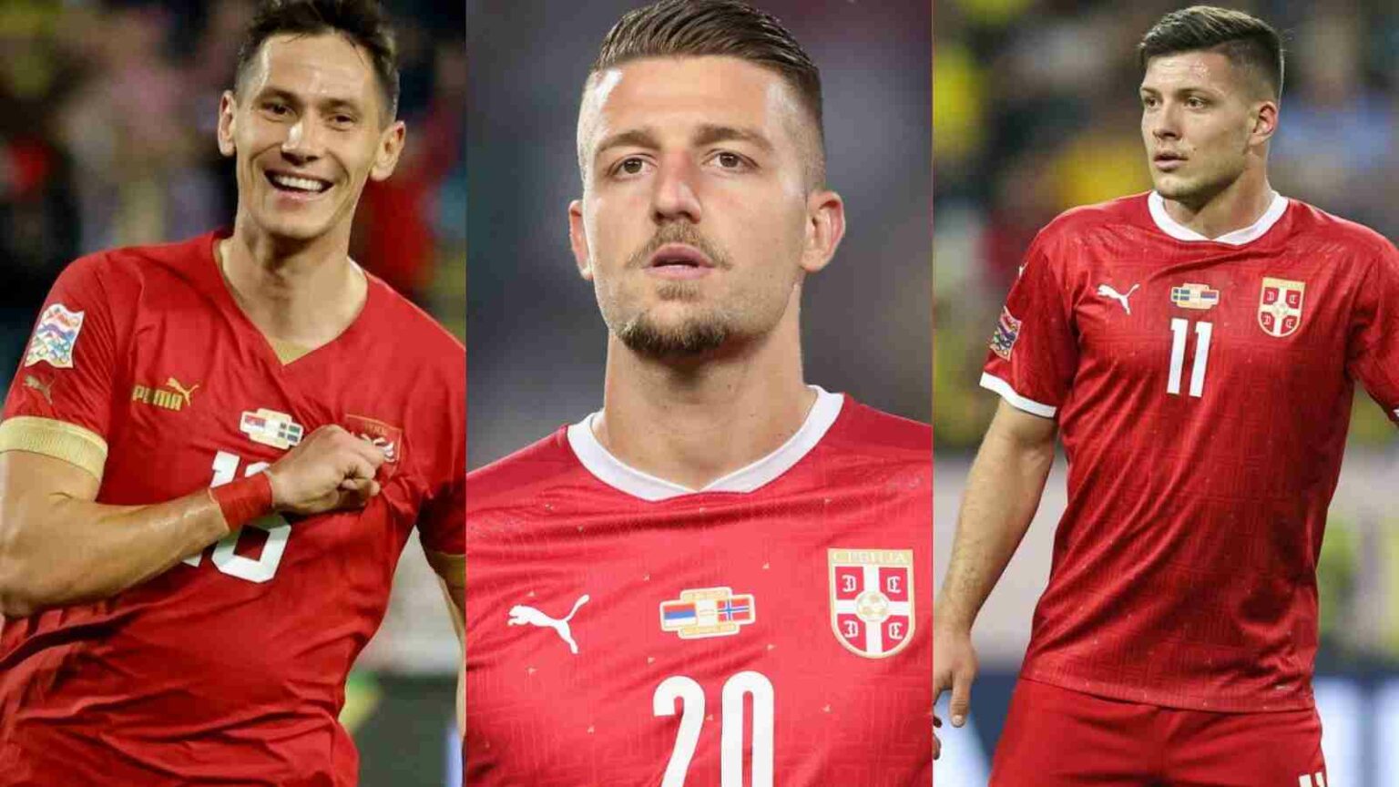 Dusan Vlahovic and Sergej Milinkovic-Savic to lead the line as Serbia ...