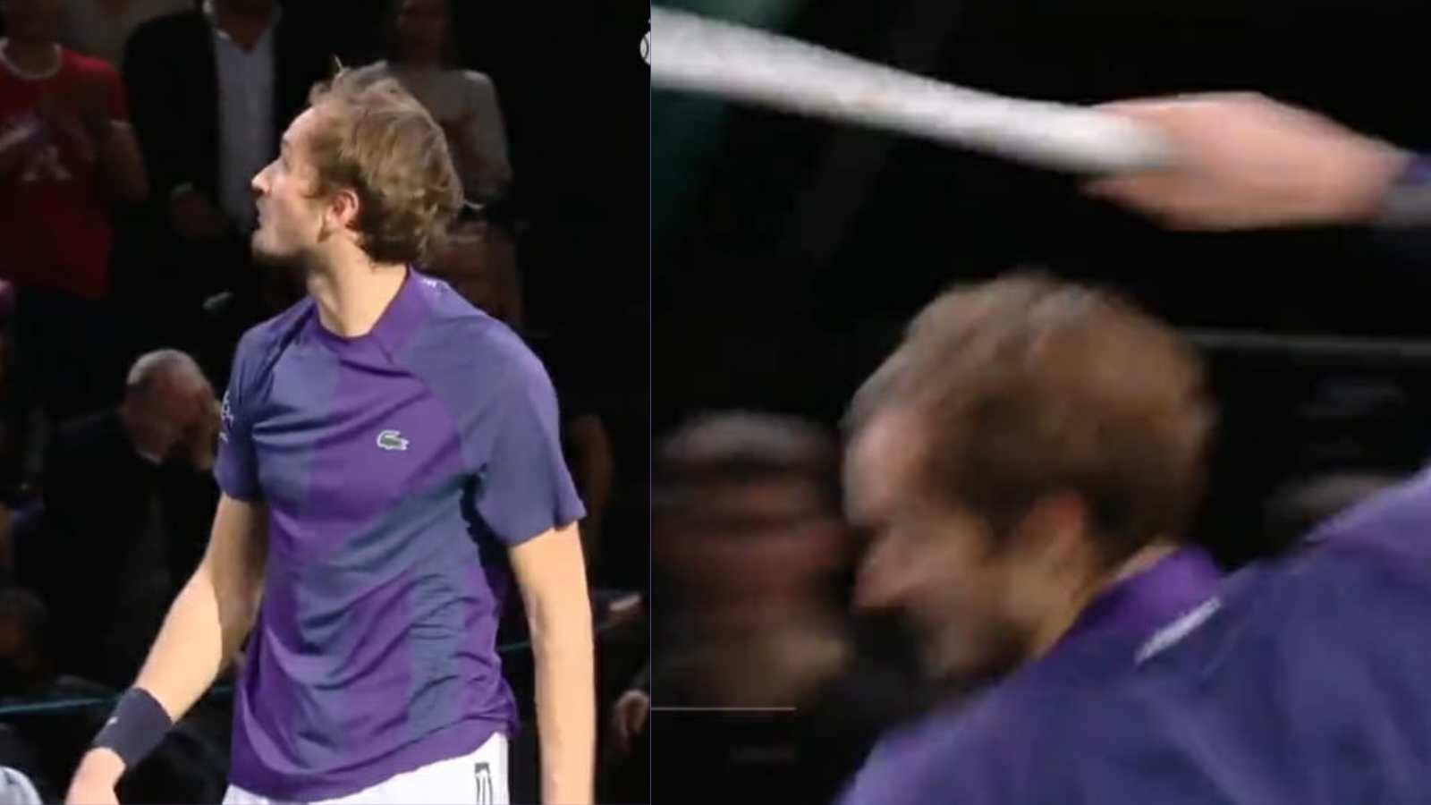 "Has turned racquet smashing into an art form" Fans berate Daniil Medvedev after he racquet ...