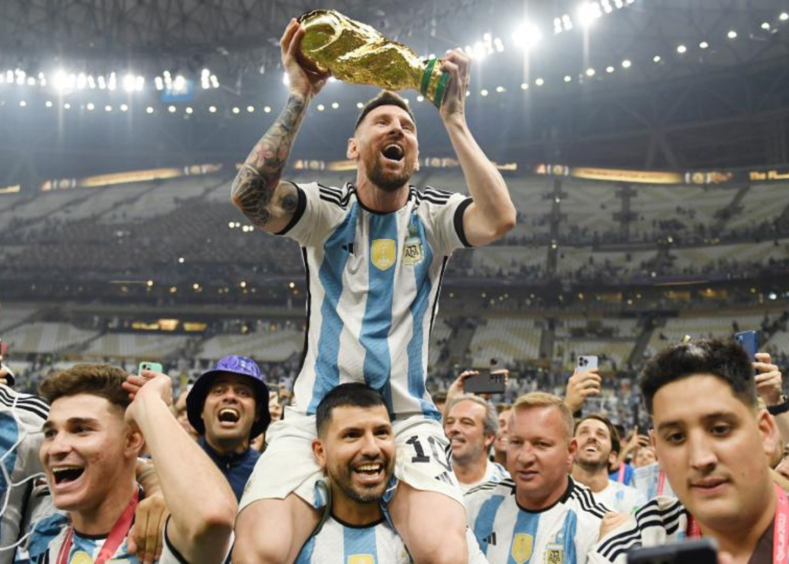 Lionel Messi's Instagram post of lifting 2022 FIFA World Cup becomes ...
