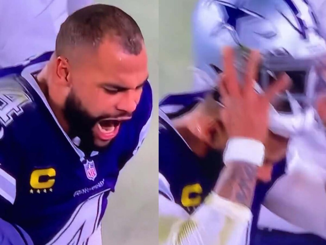 WATCH: "Go for f***ing two" - Dak Prescott FURIOUSLY throws his helmet ...