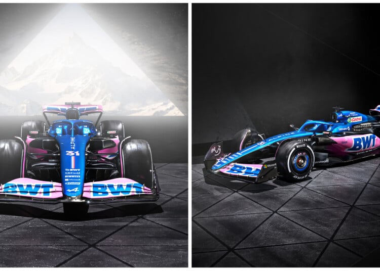 Fans disappointed as Alpine's new A523 2023 blue and pink livery is revealed