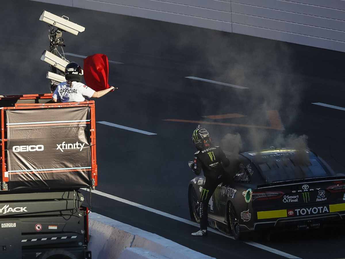 NASCAR labels Ty Gibbs's LA Clash car fire as just "an isolated incident"