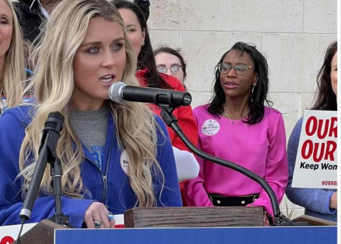 Riley Gaines dares supporters to take public stance rather than ...