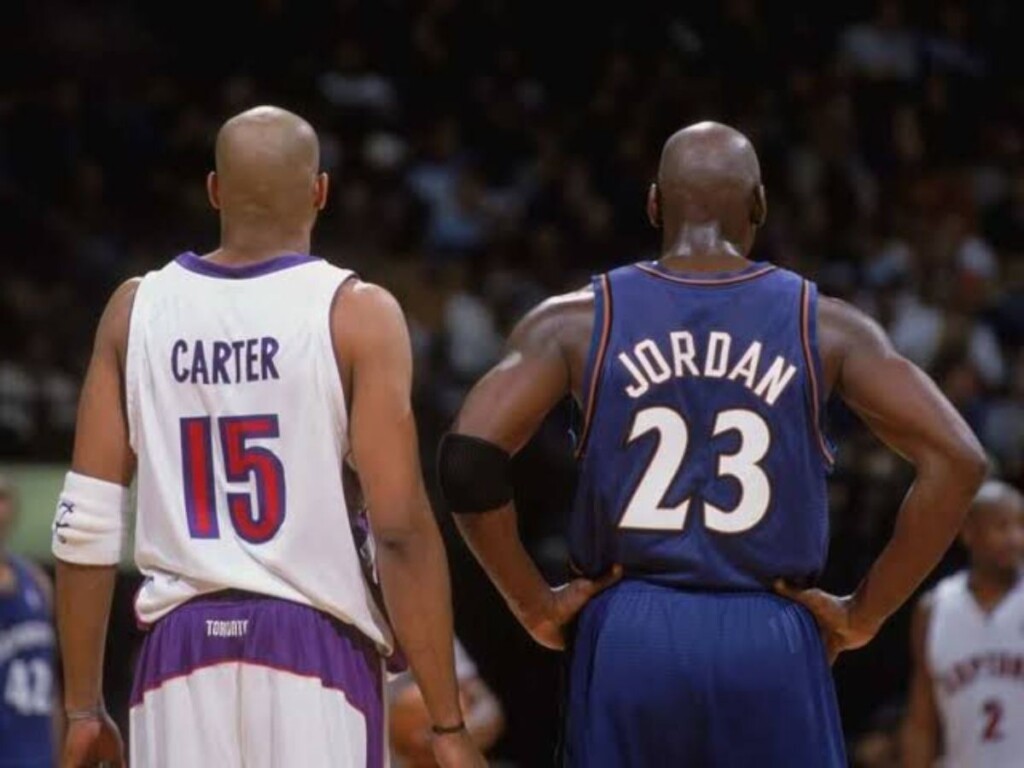 Vince Carter details how he had to entice Michael Jordan to start the ...