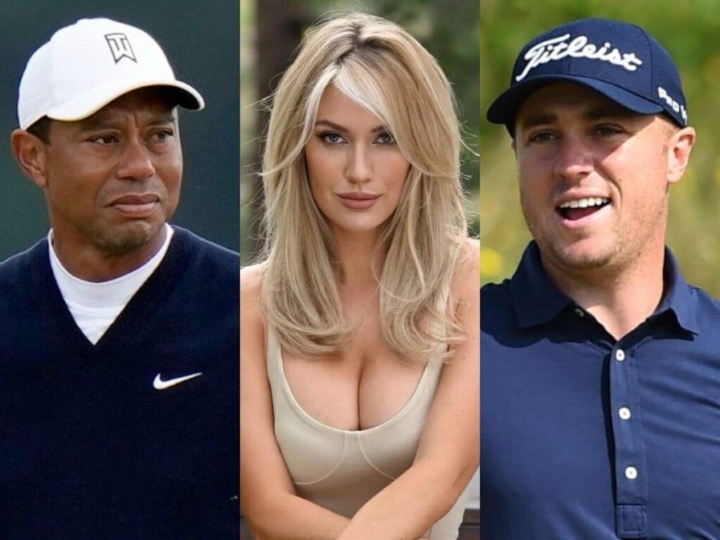 Paige Spiranac Defends Tiger Woods From Critics As Goat Pulls Tampon