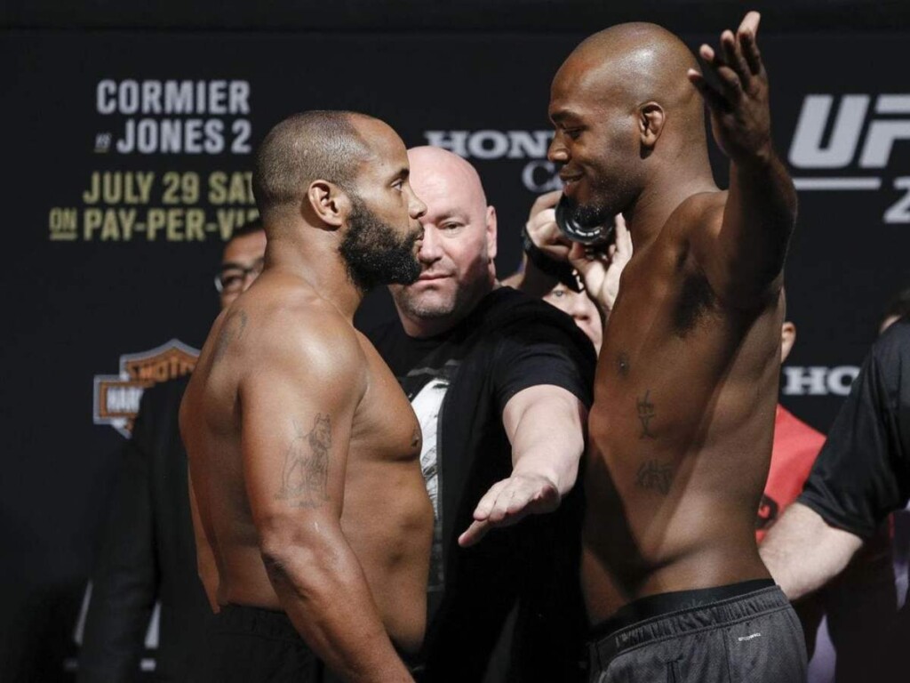 When a terrifying Jon Jones left Daniel Cormier speechless with a ...