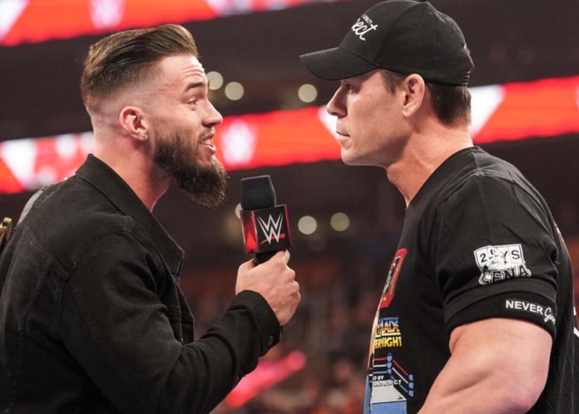"I'm the most important thing in the WWE!" Austin Theory gives John ...