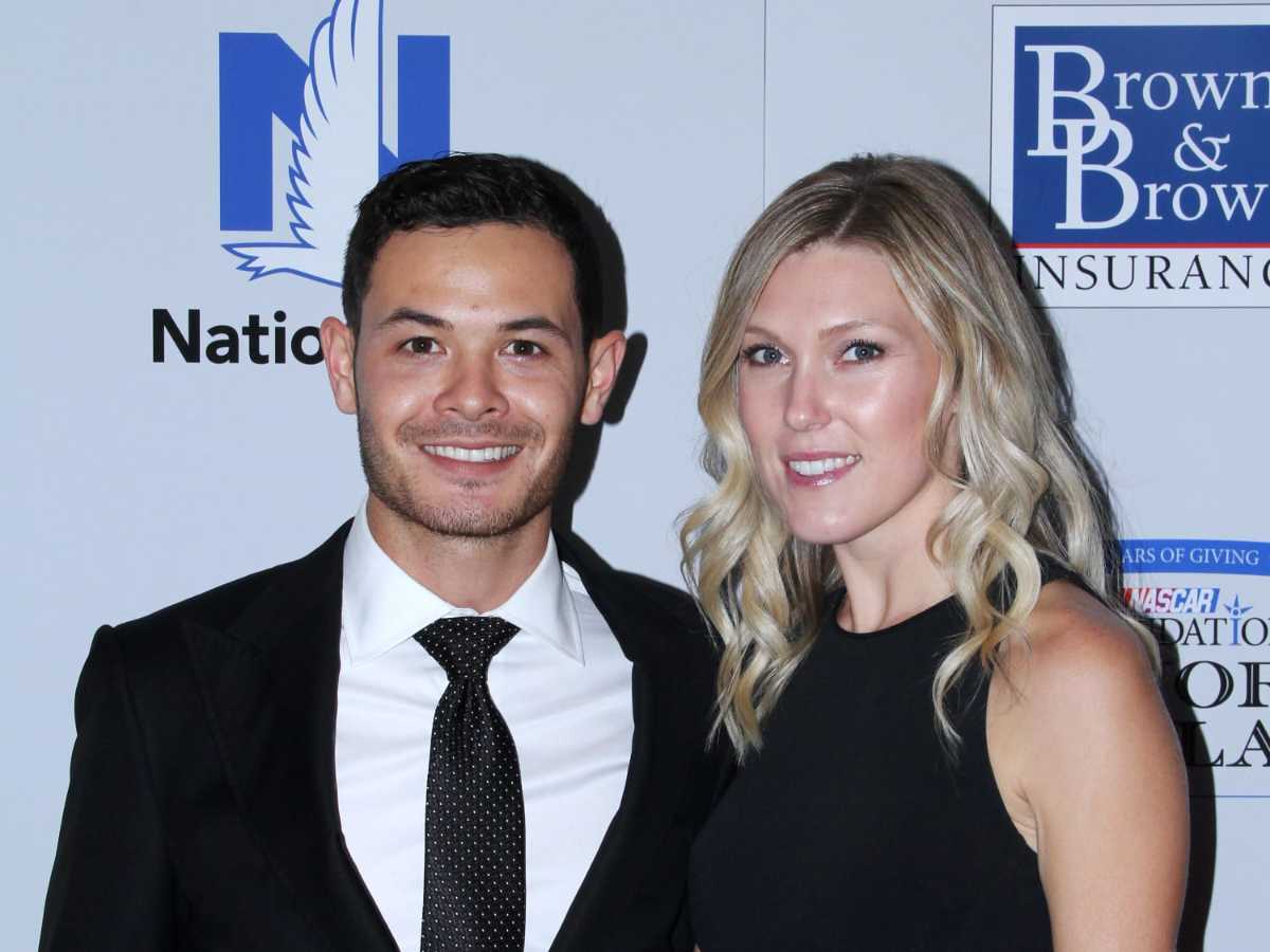 Who is Kyle Larson's wife, Katelyn Sweet?
