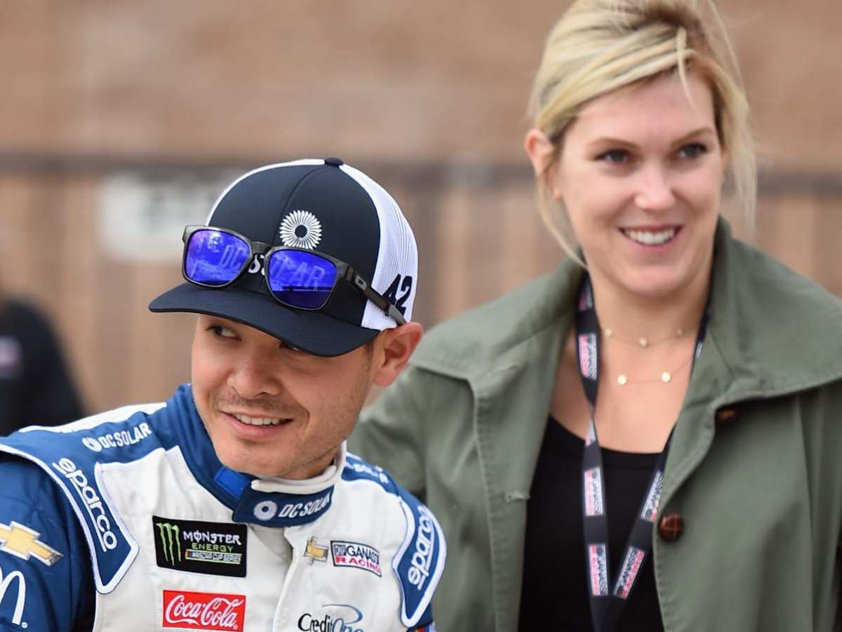 Who is Kyle Larson's wife, Katelyn Sweet?