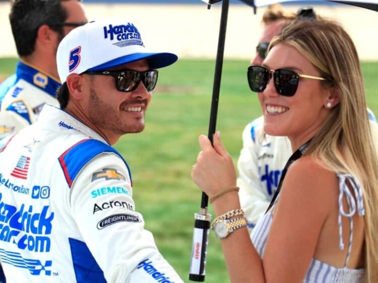 Who is Kyle Larson's wife, Katelyn Sweet?