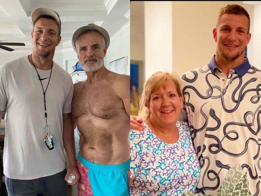 Who are Rob Gronkowski's parents, Gordon Gronkowski and Diane Walters?
