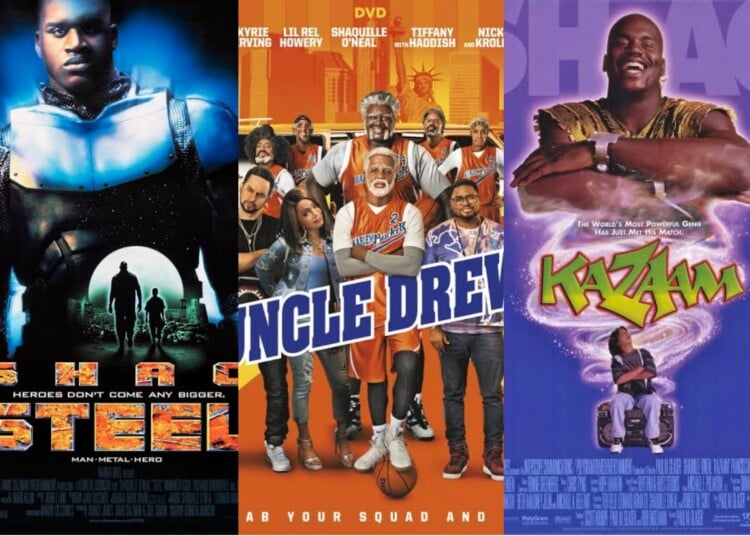 Which movies has Shaquille O'Neal acted in?