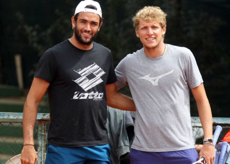 “He is more positive than me,” Matteo Berrettini thanks his younger ...