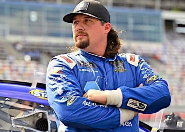 NASCAR Xfinity Series driver Josh Williams parks his car at the finish ...