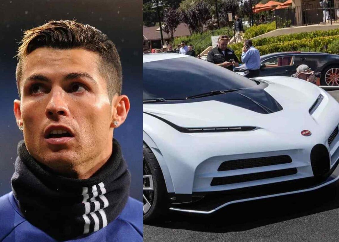 WATCH: Cristiano Ronaldo spotted in brand new Bugatti Centodiecci with ...