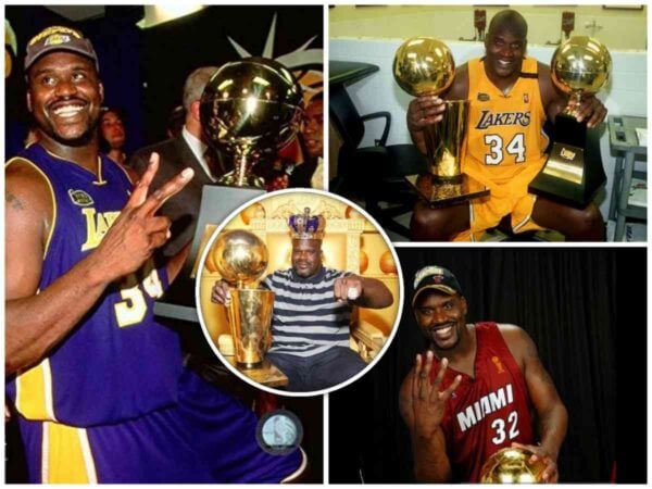 How many rings does Shaquille O’Neal have?