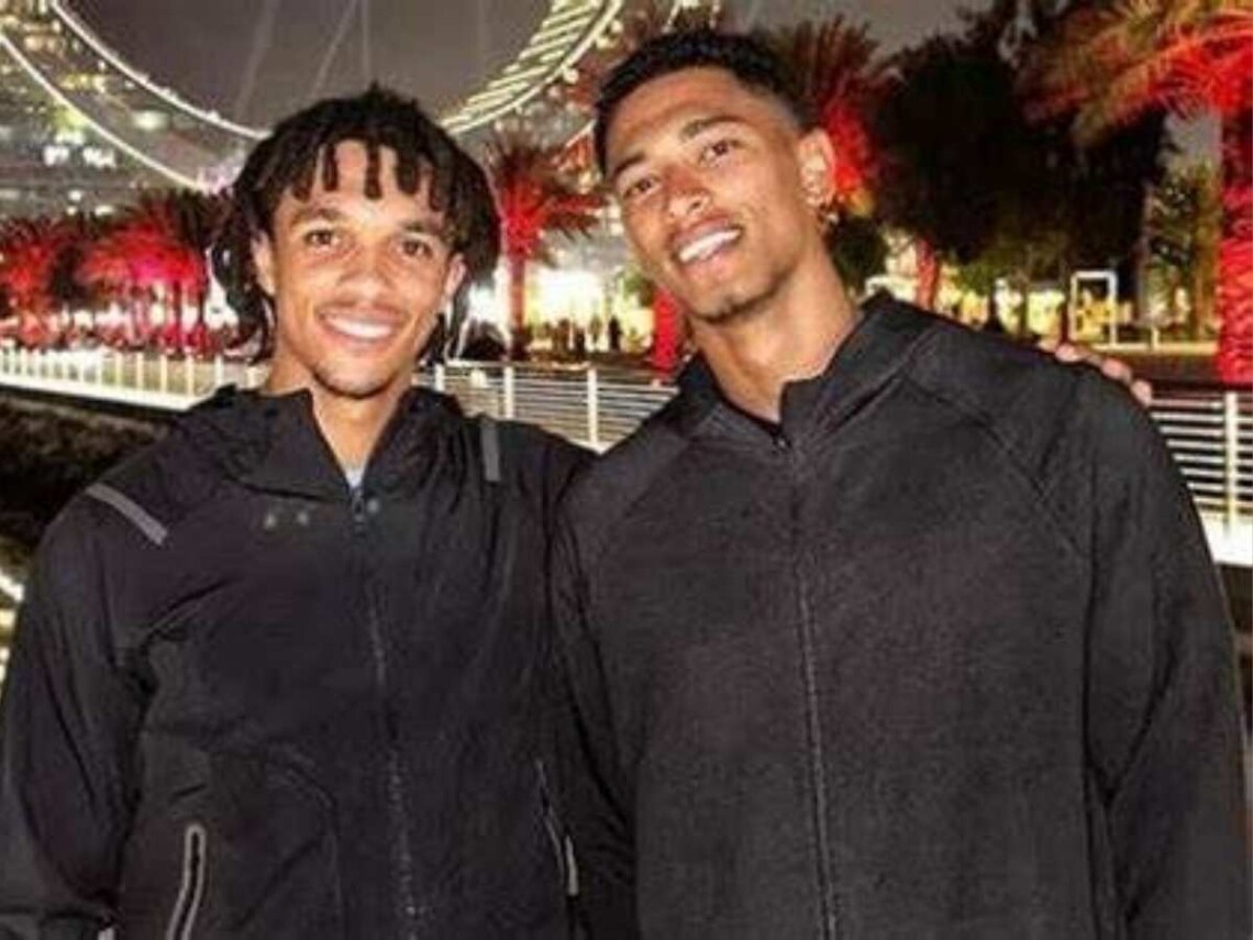 WATCH: Jude Bellingham parties with Liverpool star in a Chris Brown ...