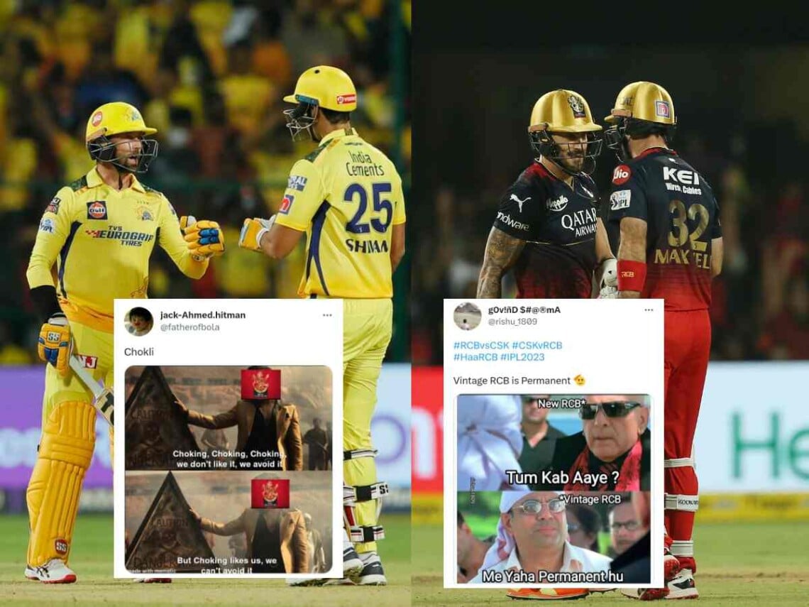 Netizens create memes after CSK secure tense victory over RCB despite ...