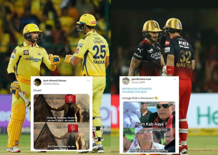 Netizens create memes after CSK secure tense victory over RCB despite ...
