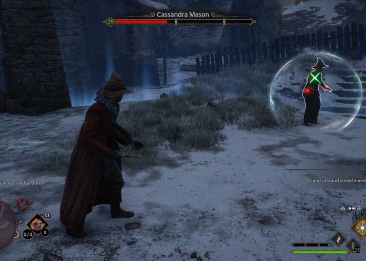 Hogwarts Legacy restricts use of Unforgivables spells on cassandra Hogwarts Legacy restricts use of Unforgivables spells on cassandra