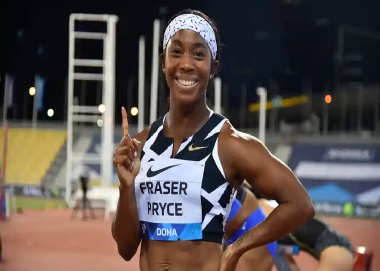 Jamaican track and field star Shelly-Ann Fraser-Pryce wins the ...