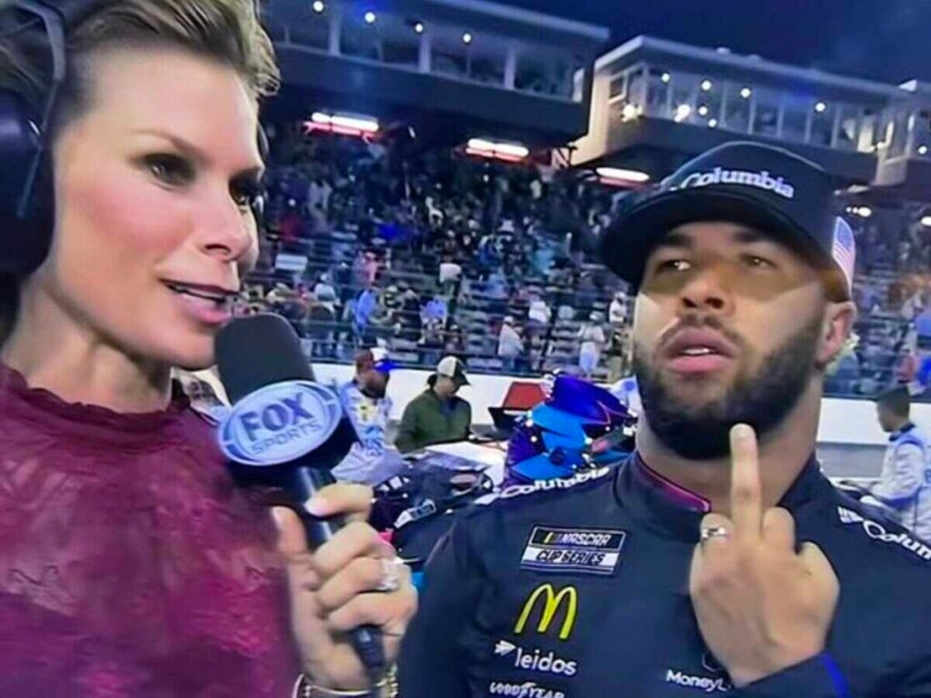 WATCH: “Just a sore loser”- Fans furious as Bubba Wallace shows the ...