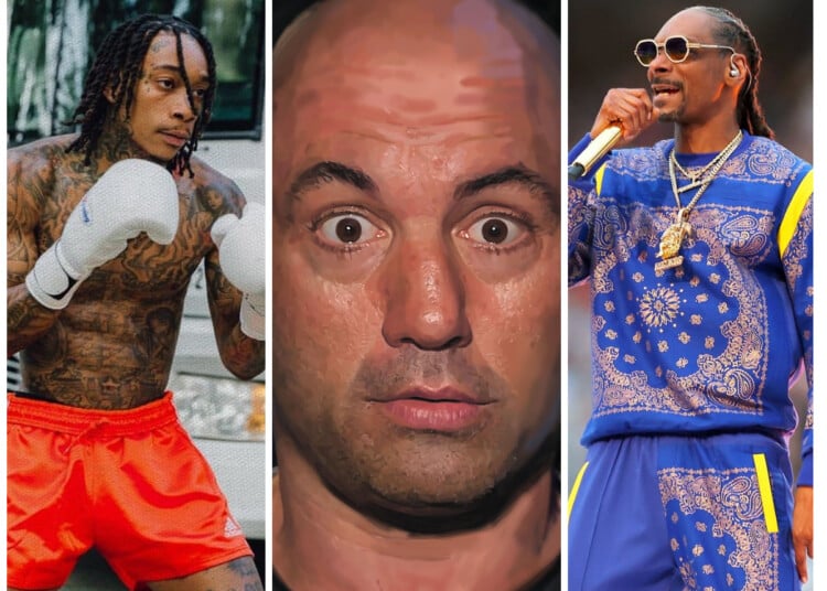 "Have you seen him with his shirt off?" Joe Rogan amazed by rappers Wiz ...