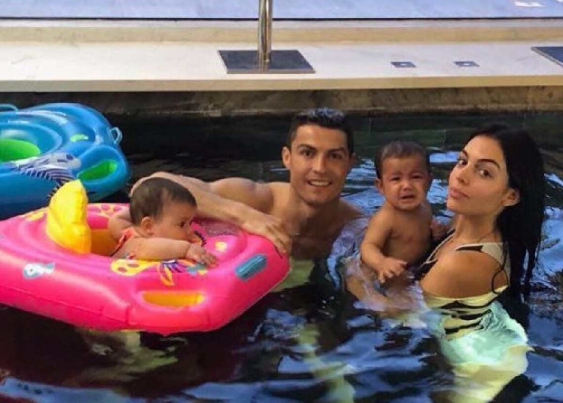 WATCH: Cristiano Ronaldo’s children’s cute video playing by the pool ...