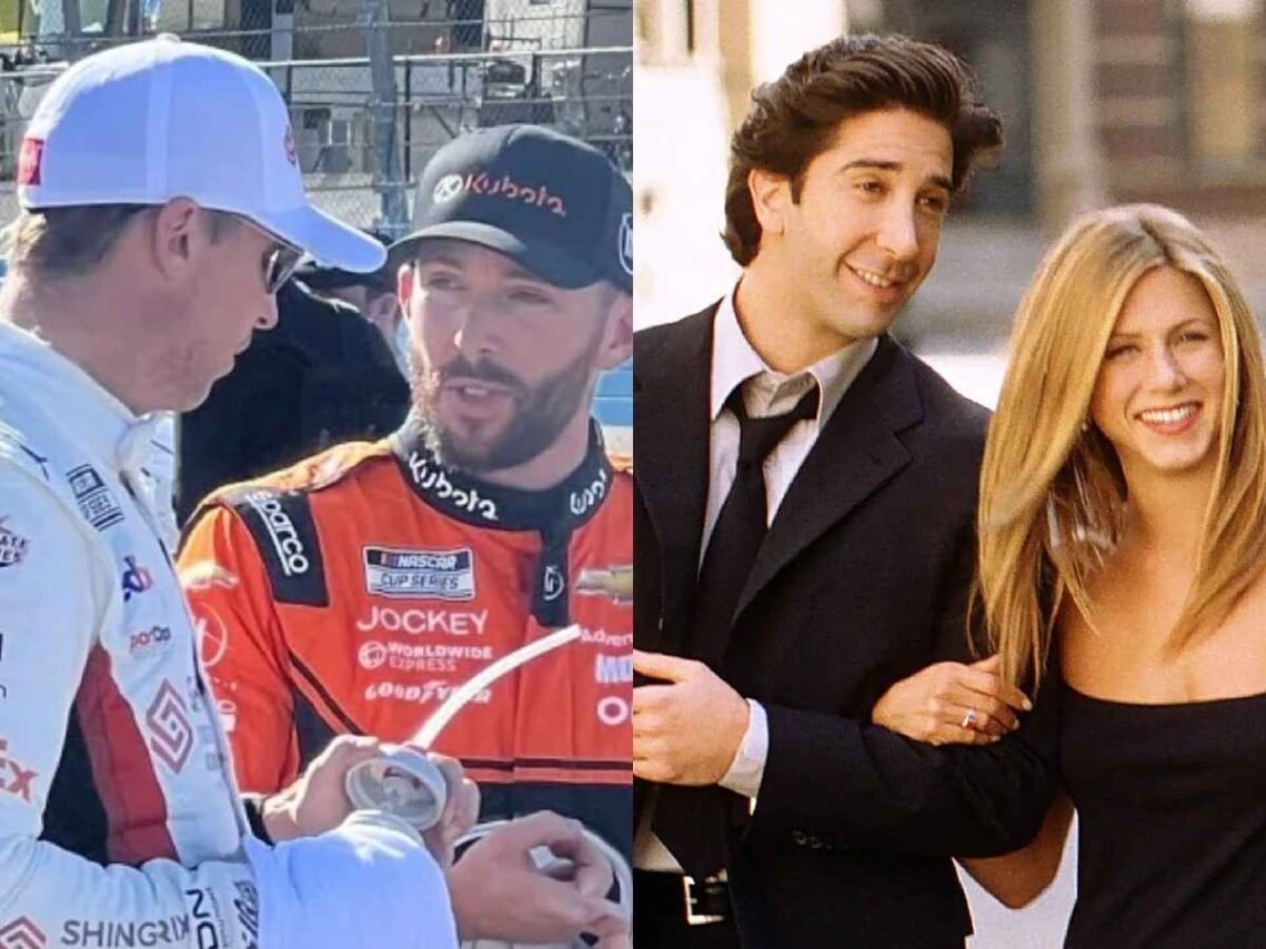 Denny Hamlin and Ross Chastain are NASCAR's version of Ross and Rachel ...