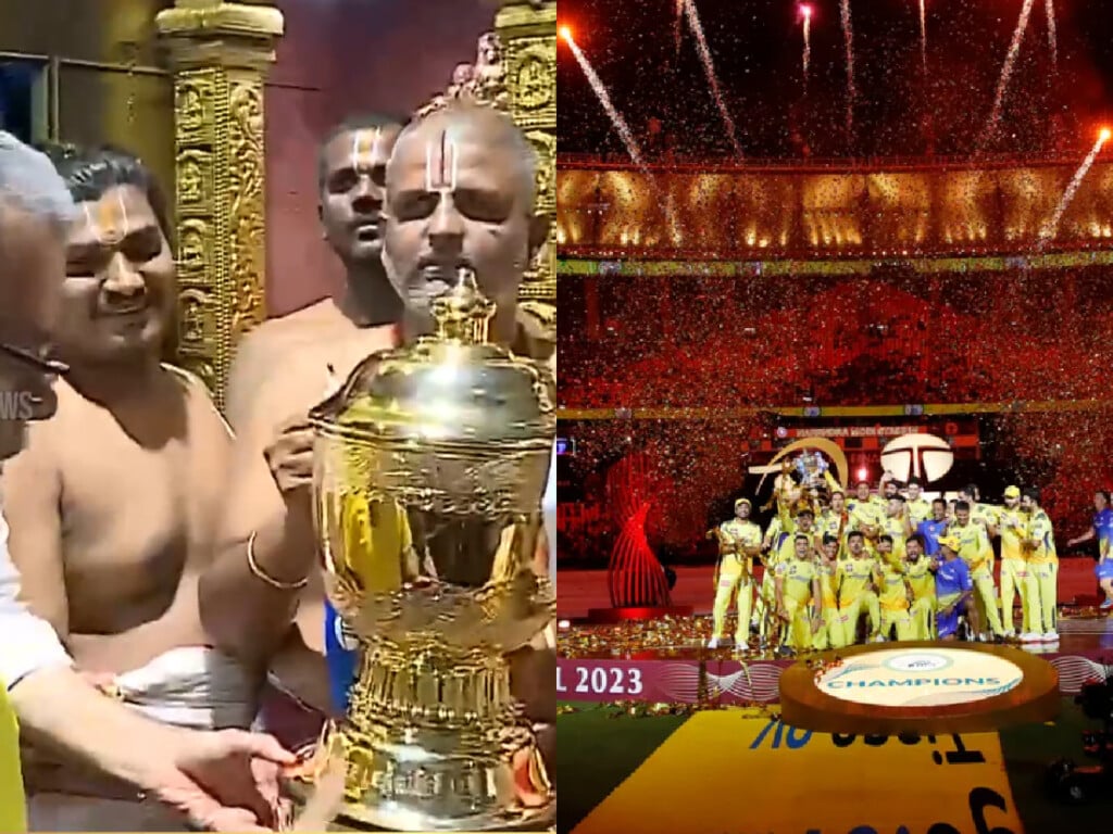 WATCH: CSK performs special pooja with their fifth IPL trophy