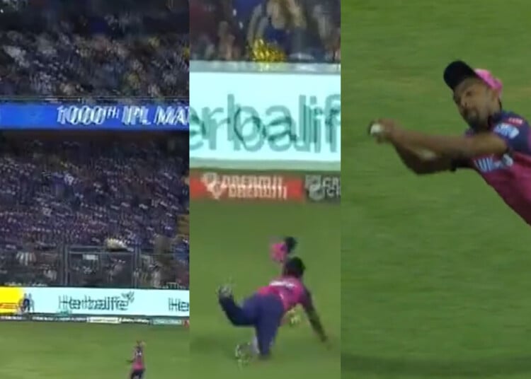 WATCH: Sandeep Sharma takes catch of the tournament