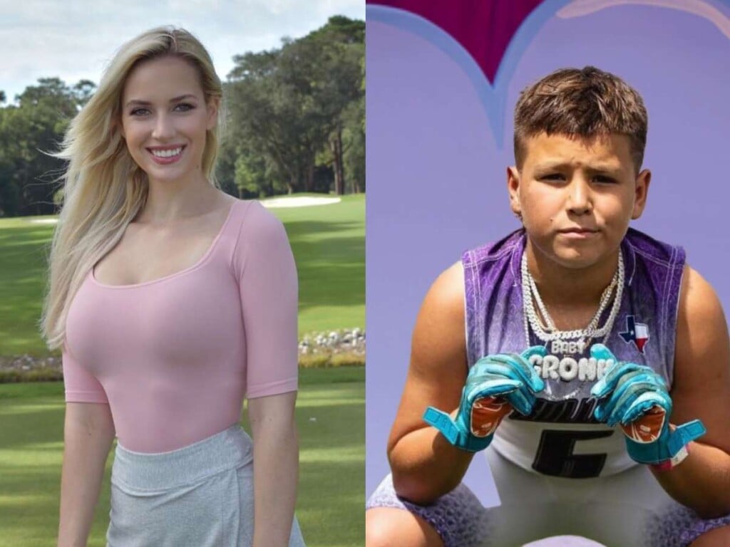 Golf hotshot Paige Spiranac shares a screenshot of Baby Gronk's dad ...