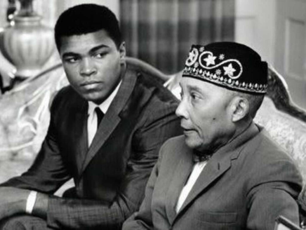 Why did Muhammad Ali part ways from Elijah Mohammad's nation of Islam?