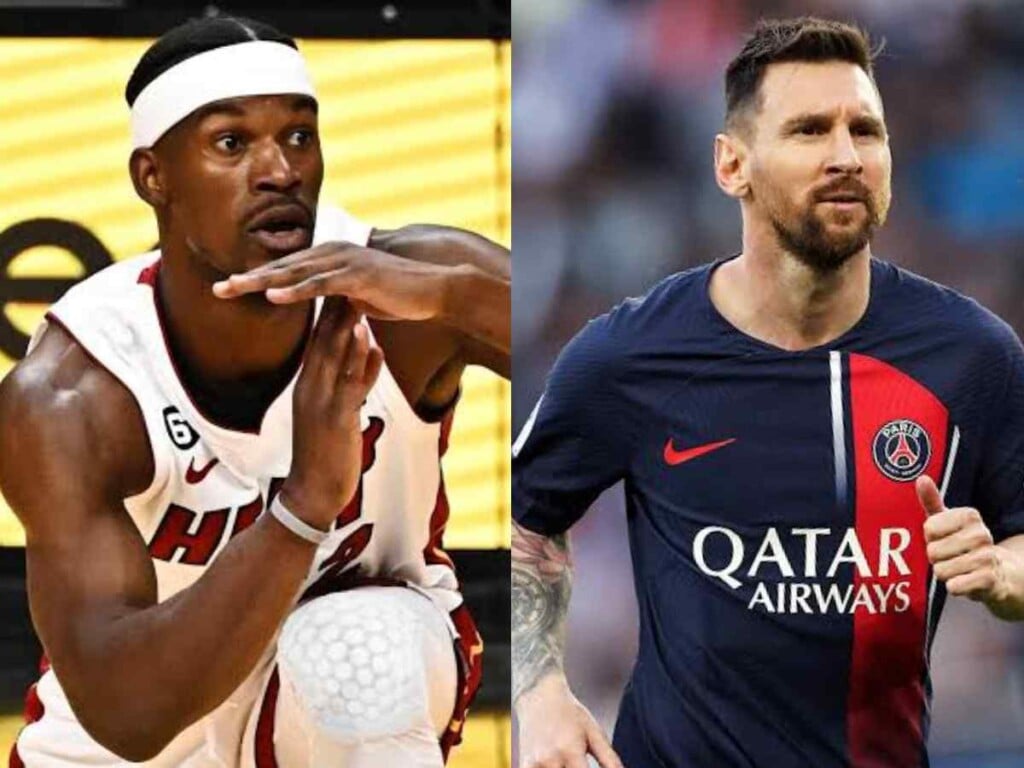 Heat star Jimmy Butler THRILLED about Lionel Messi joining Inter Miami ...