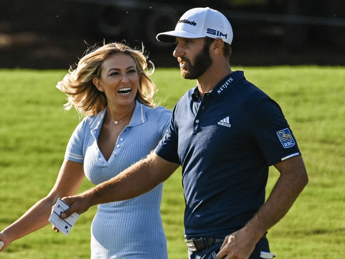 Dustin Johnsons Wife Paulina Gretzky Wows Fans In Bold Fashion Mini
