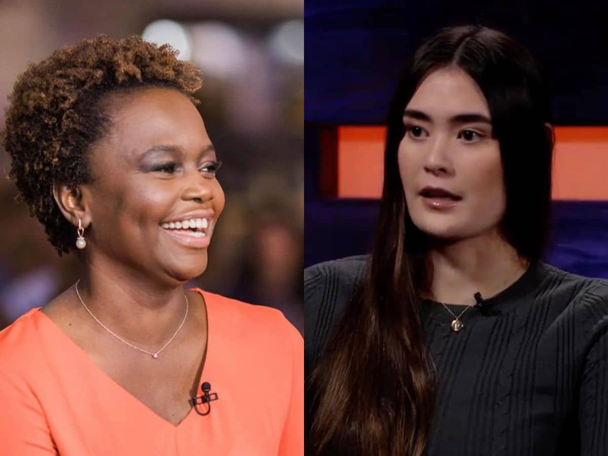 Former Lia Thomas teammate Paula Scanlan DISMISSES Karine Jean-Pierre’s ...