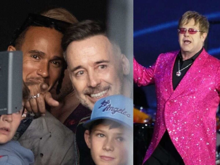 Lewis Hamilton spotted with legendary musician Elton John's husband ...
